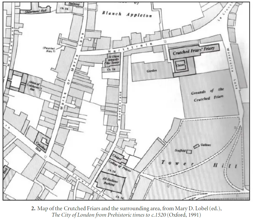 The story of the Crutched Friars in London…. – The New Murrey and Blue blog